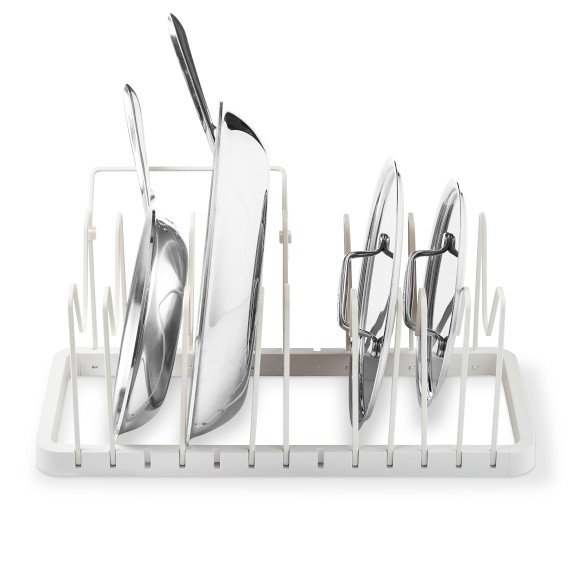 Tower Adjustable Pot Lid and Frying Pan Organizer | Williams Sonoma