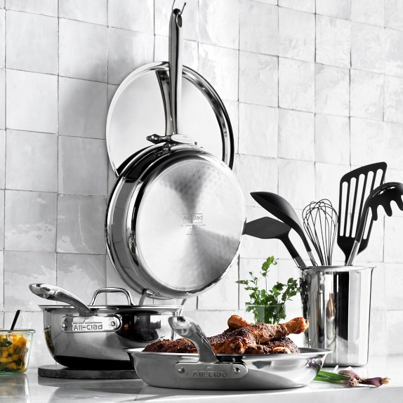 All-Clad G5 Graphite Core Stainless-Steel 5-Piece Cookware Set ...