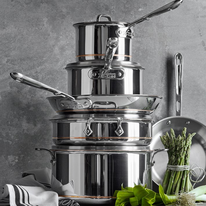 All-Clad Copper Core 10-Piece Cookware Set | Williams Sonoma