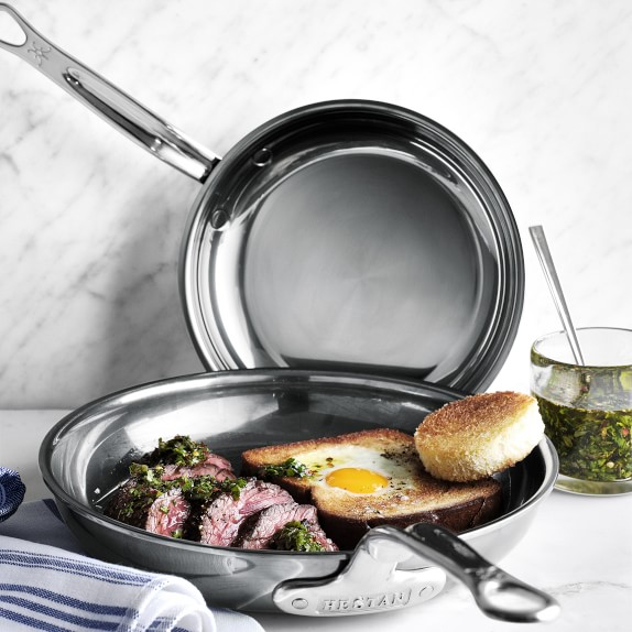 Hestan NanoBond® Stainless-Steel Skillet Fry Pan, Set of 2 | Williams ...