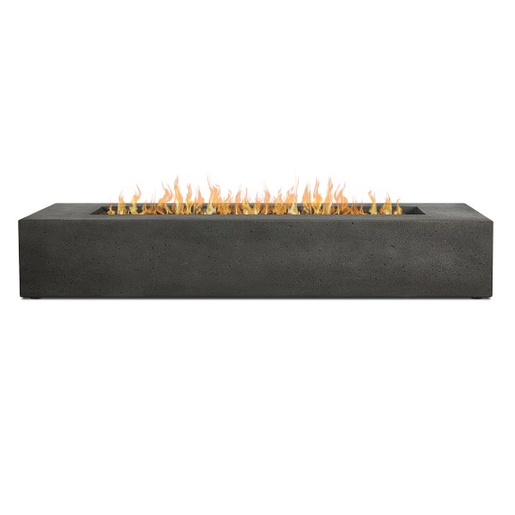 Avila 72" Rectangle Propane Fire Table | Williams Sonoma