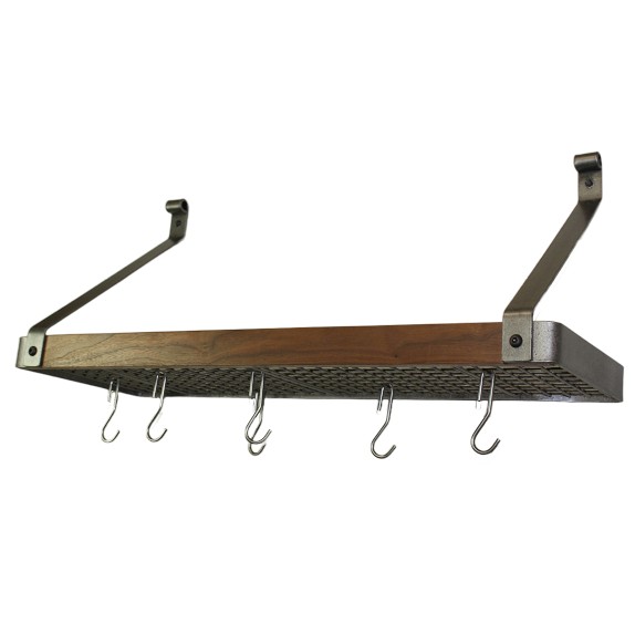 Enclume Sig Steel & Tigerwood Bookshelf Rack | Williams Sonoma