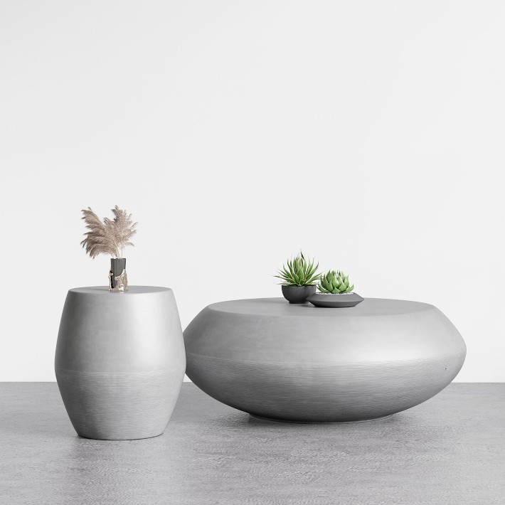 Bluff Outdoor 48" Round Coffee Table | Williams Sonoma