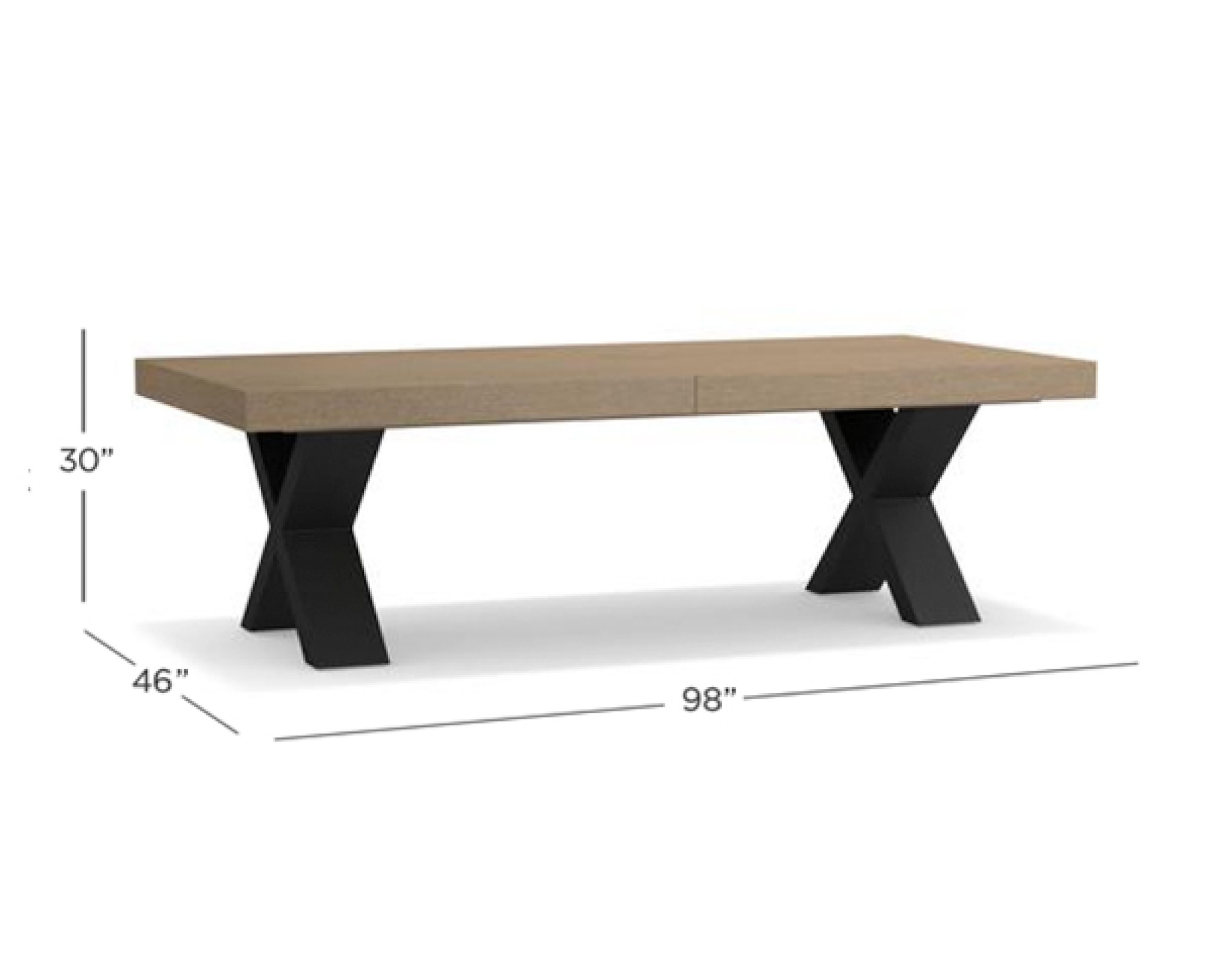 Navarro Extendable Rectangular Dining Table | Williams Sonoma