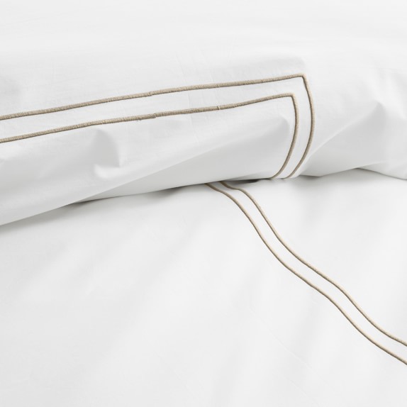 Chambers® Italian Hotel Embroidered Luxury Duvet Cover & Shams ...