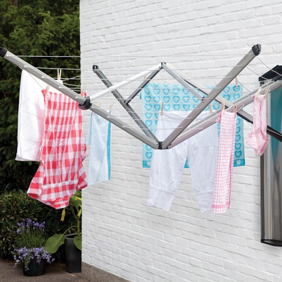 Brabantia WallFix Wall-Mounted Clothesline | Williams Sonoma