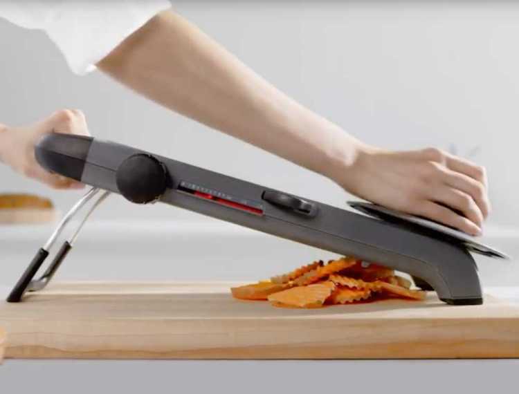 OXO Chef's Steel Mandoline Slicer | Williams Sonoma