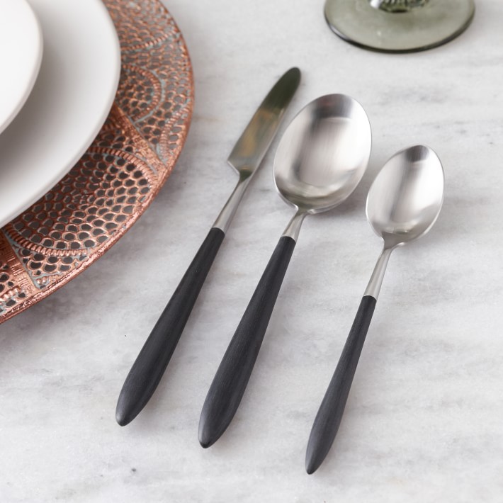Fortessa Velo Two-Toned Flatware Sets | Williams Sonoma