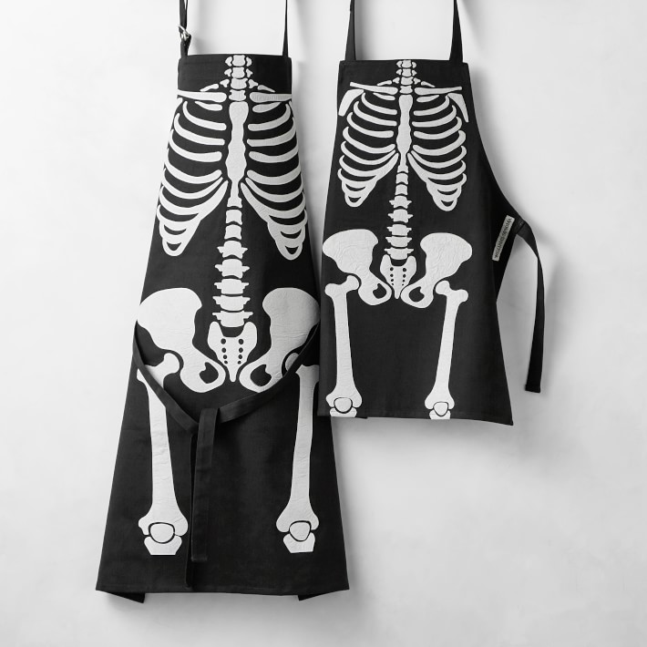 Kids Glow-in-the-Dark Skeleton Apron | Williams Sonoma