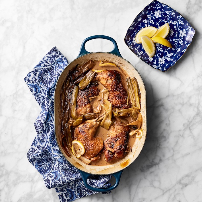 Marlo Thomas Blue Dinner Napkins, Set of 4 | Williams Sonoma