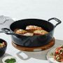 All-Clad Enameled Cast Iron Braiser with Trivet, 4-Qt. | Williams Sonoma
