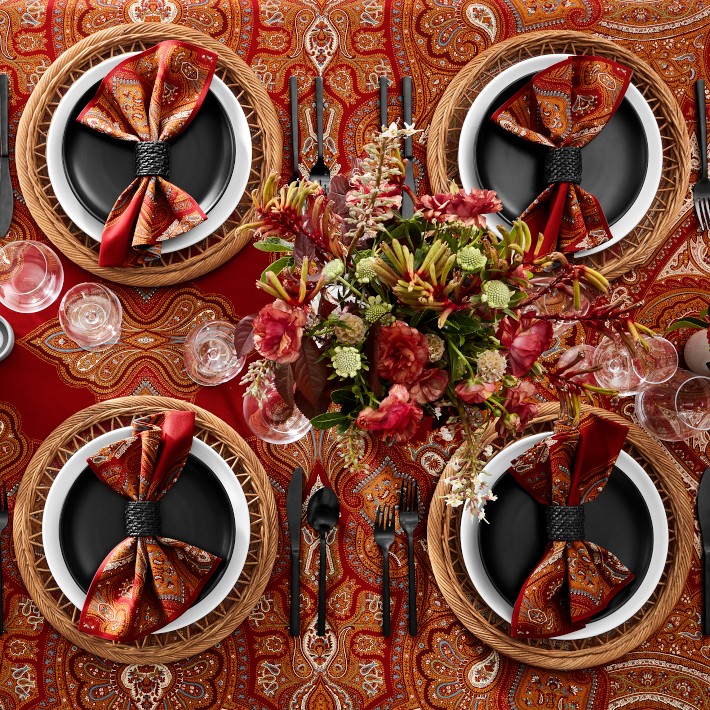Paisley Tablecloth | Williams Sonoma
