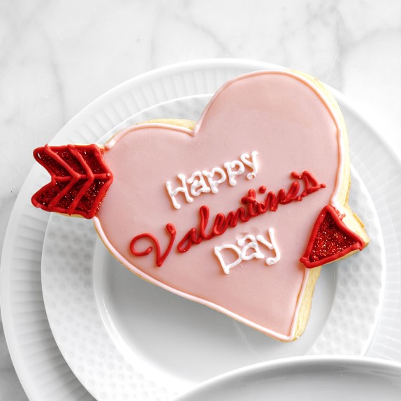 Giant Personalized Valentine's Day Cookies - Set of 3 | Williams Sonoma