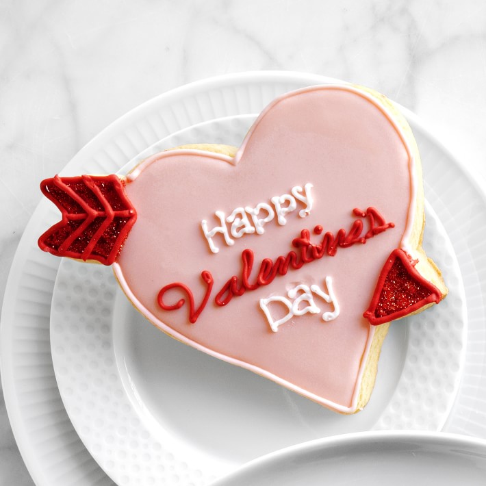 Giant Personalized Valentine's Day Cookies - Set of 3 | Williams Sonoma
