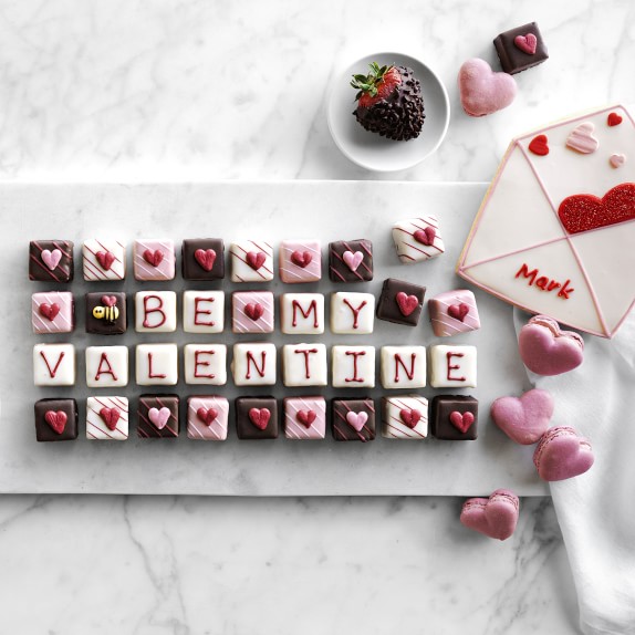 Giant Personalized Valentine's Day Cookies - Set of 3 | Williams Sonoma