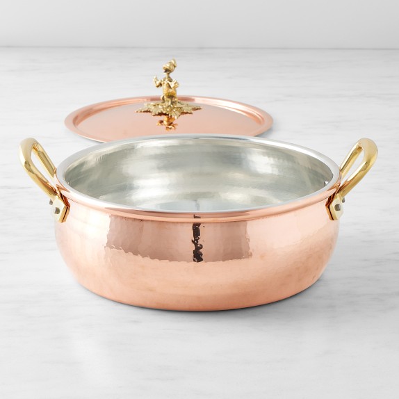 Ruffoni Historia Disney© Hammered Copper Braiser with Donald Duck Knob ...