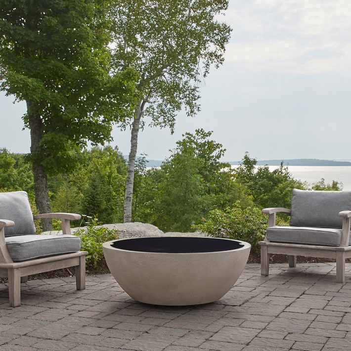Havana Round Aluminum Fire Table Lid | Outdoor Heating | Williams Sonoma