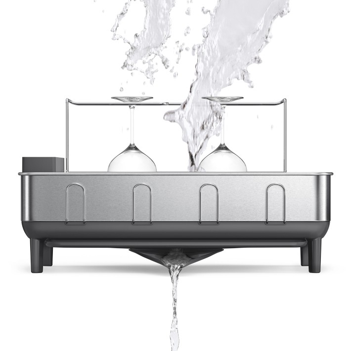 simplehuman Kitchen Dish Rack | Williams Sonoma