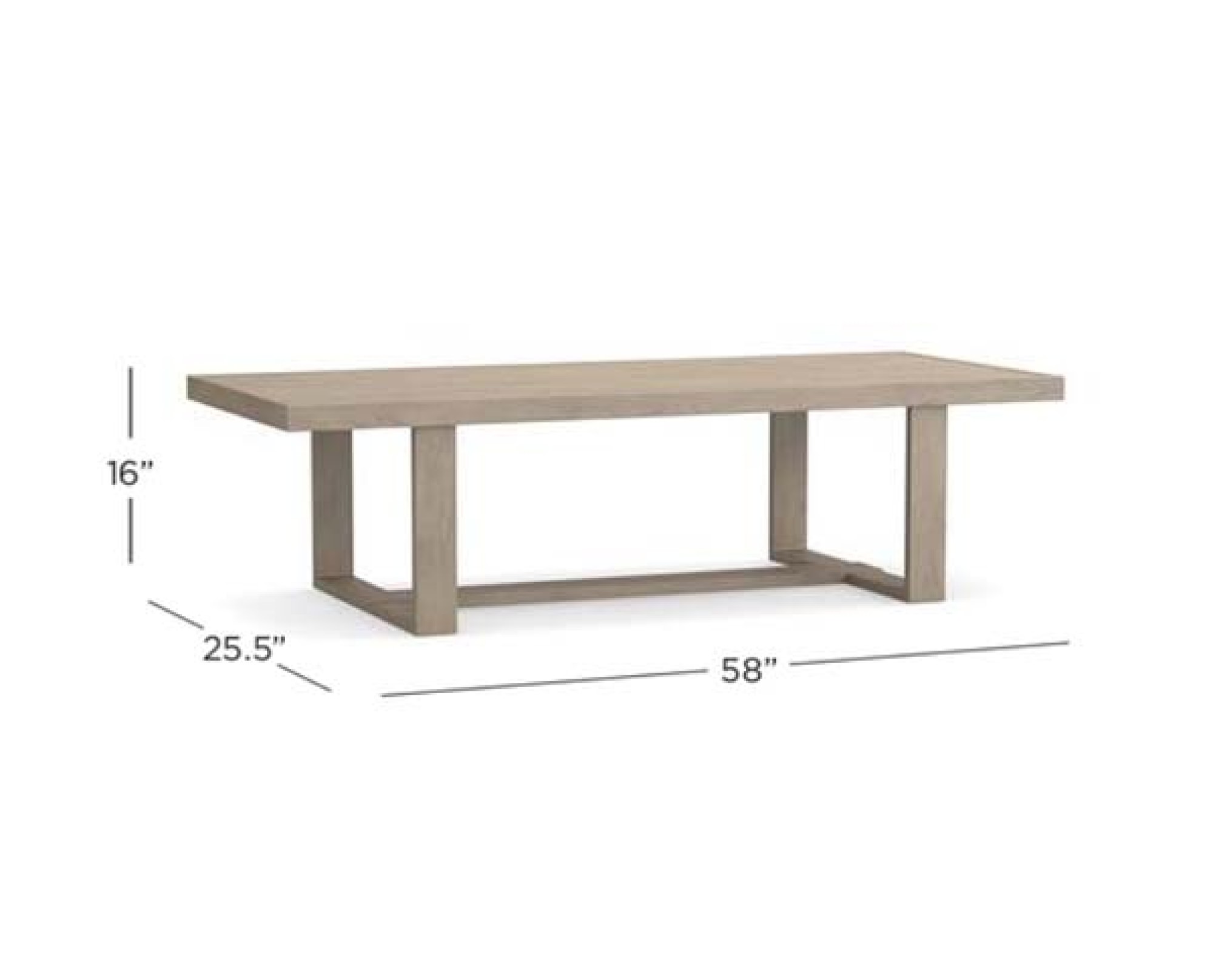 Ojai Outdoor Rectangular Coffee Table | Patio Furniture | Williams Sonoma