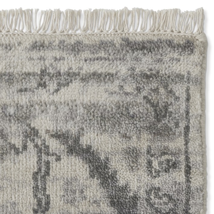 Broken Floral Hand Knotted Rug | Williams Sonoma