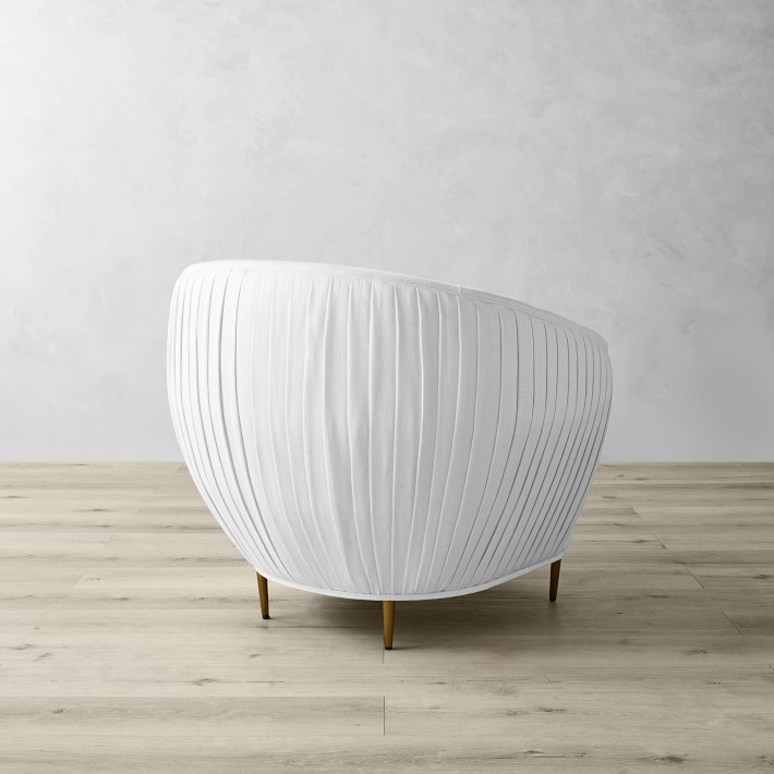 Alexis Pleated Chair | Accent Chair | Williams Sonoma