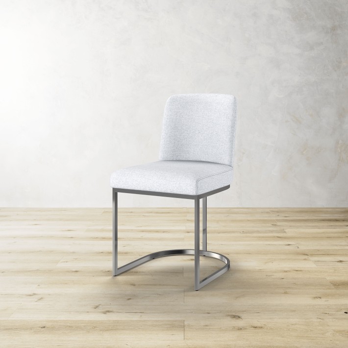 Bradley Upholstered Curved Back Side Chair | Williams Sonoma