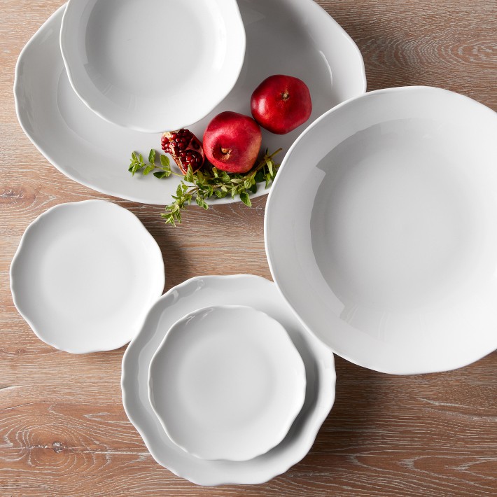 Pillivuyt Chantal Porcelain Dinner Plates | Williams Sonoma