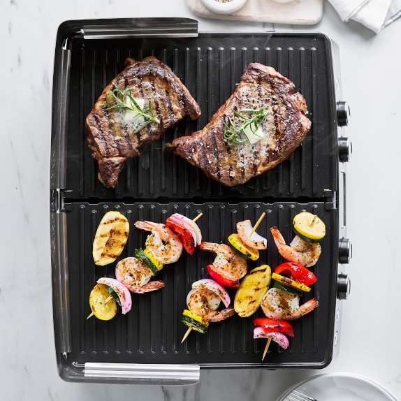 GreenPan Premiere Smoke-Less Grill & Griddle with Ceramic Nonstick ...