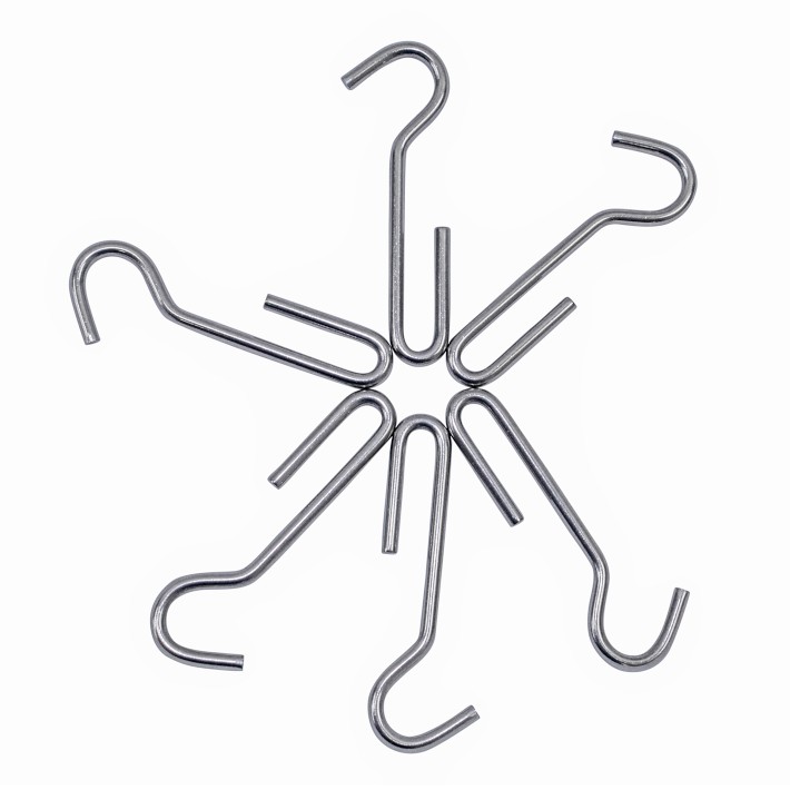 Hammered Steel Enclume Straight Pot Hook | Pot Rack Accessories ...