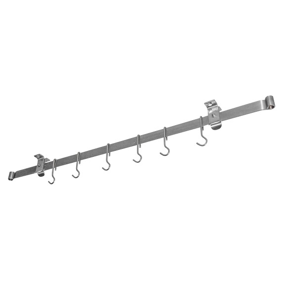 Enclume Low-Ceiling Bar Pot Racks - Hammered Steel | Williams Sonoma