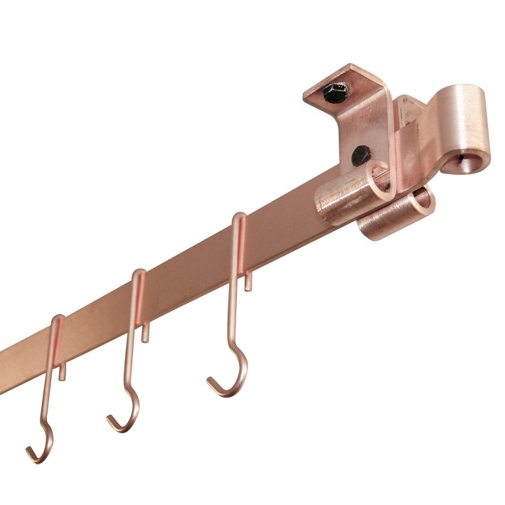 Enclume Low-Ceiling Bar Pot Racks - Hammered Steel | Williams Sonoma