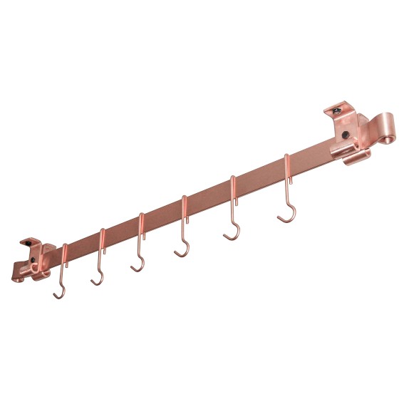 Enclume Low-Ceiling Bar Pot Racks - Hammered Steel | Williams Sonoma