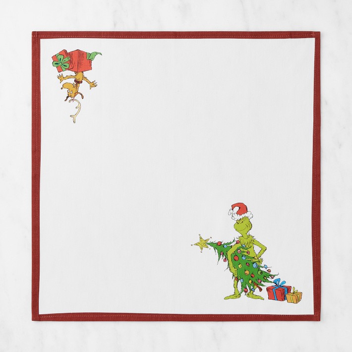 The Grinch™ Napkins | Williams Sonoma