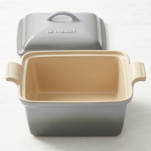 Le Creuset Stoneware Heritage Covered Square Baker, 4-Qt. | Williams Sonoma