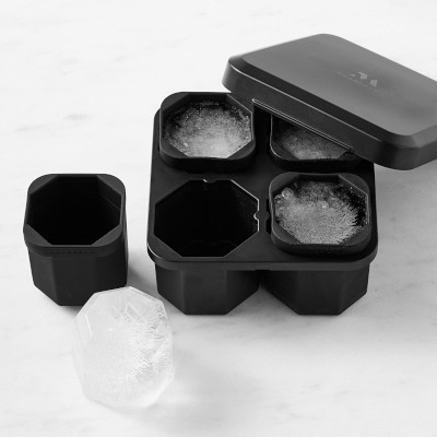 Monogram Forge Ice Mold Cups & Storage Box | Williams Sonoma