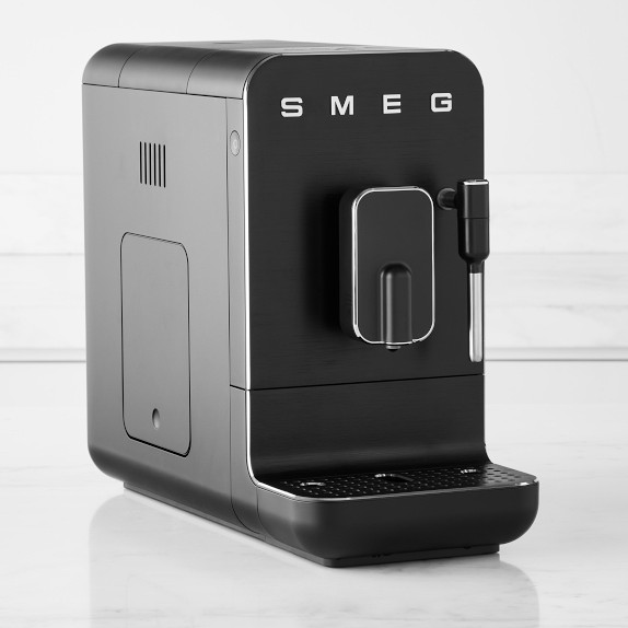 Smeg Medium Fully-Automatic Coffee Machine in Matte Black | Williams Sonoma