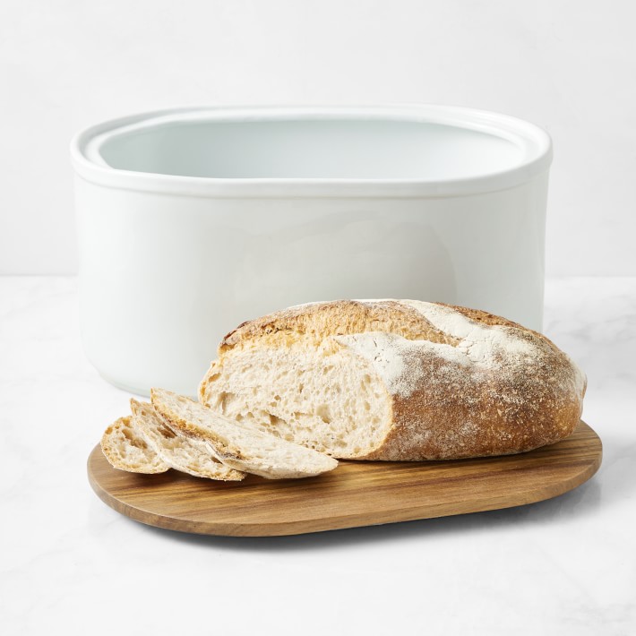 Williams Sonoma Pantry Porcelain Bread Box | Williams Sonoma