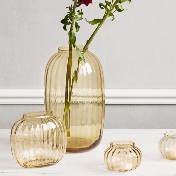 Primula Oval Glass Vase | Williams Sonoma