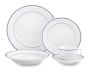 Apilco Tradition Blue-Banded Porcelain Dinnerware Sets | Williams Sonoma