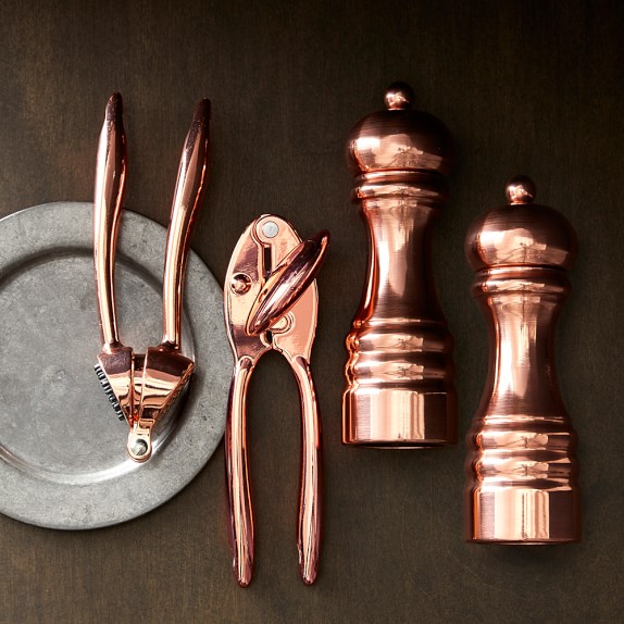 Williams Sonoma Copper Salt & Pepper Grinders | Williams Sonoma