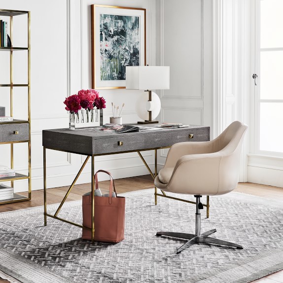Faux Shagreen Desk | Home Office Furniture | Williams Sonoma