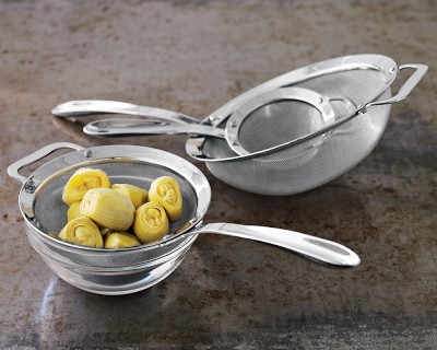 All-Clad 3-Piece Stainless-Steel Strainer Set | Williams Sonoma