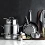 Hestan NanoBond™ Stainless-Steel 10-Piece Cookware Set | Williams Sonoma