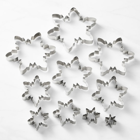 Snowflake Krasenkake Cutters - Set of 10 | Williams Sonoma