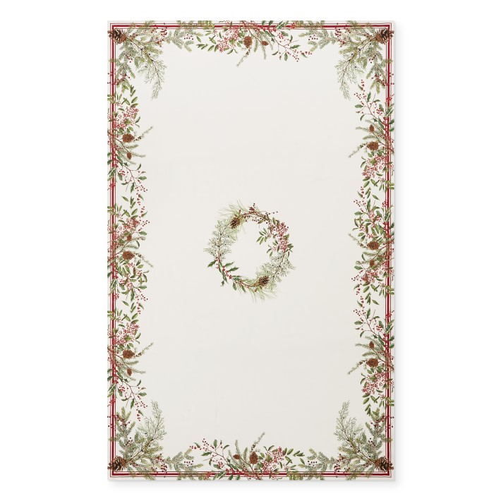 Woodland Berry Tablecloth | Williams Sonoma