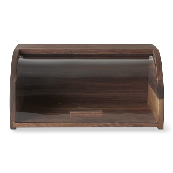 Walnut Bread Box | Kitchen Counter Organizers | Williams Sonoma