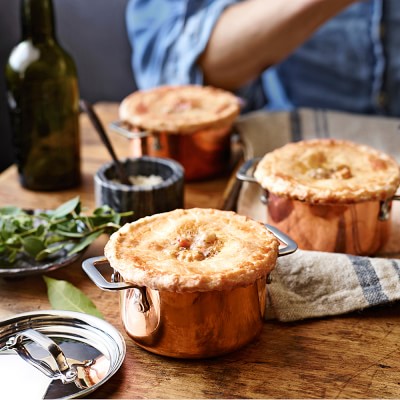 Williams Sonoma Copper Mini Cocottes - Set of 4 | Williams Sonoma