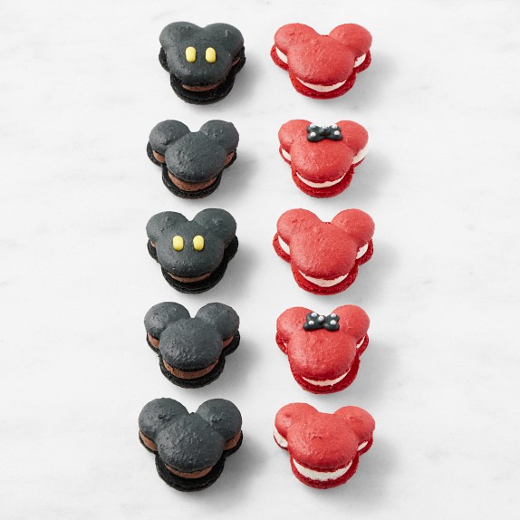 Disney Mickey & Minnie Mouse™ Shaped Macarons | Williams Sonoma
