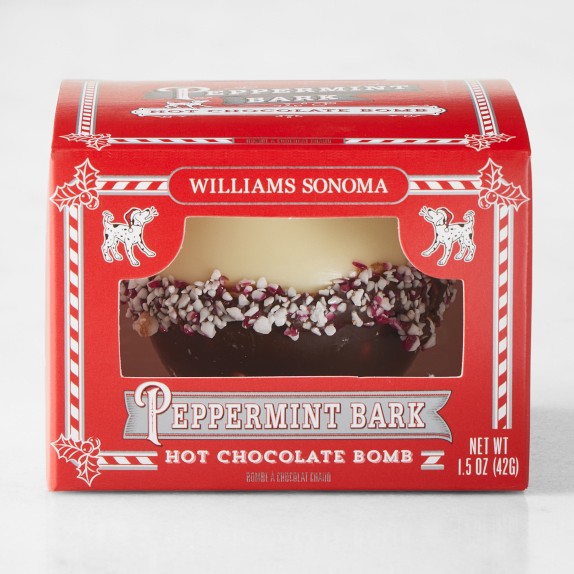 Williams Sonoma Peppermint Bark Hot Chocolate Bomb | Williams Sonoma Williams Sonoma Peppermint Bark Hot Chocolate Bomb | Williams Sonoma