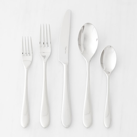 Robert Welch Flute Satin Silverware Sets | Williams Sonoma